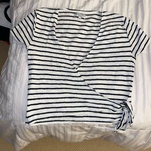 Madewell | Tops | Texture And Thread Faux Wrap Shirt | Poshmark